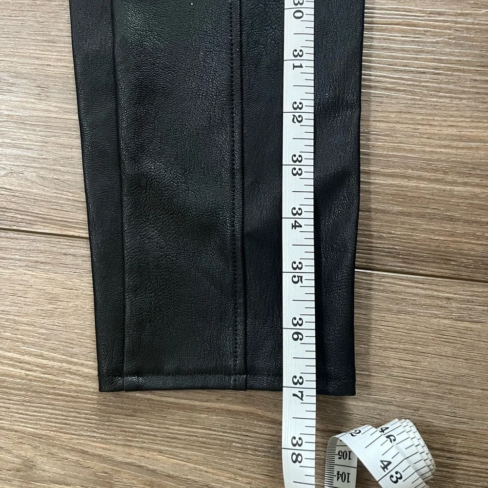 PAIGE | Pants & Jumpsuits | Paige Kiana Black Vegan Leather Skinny ...